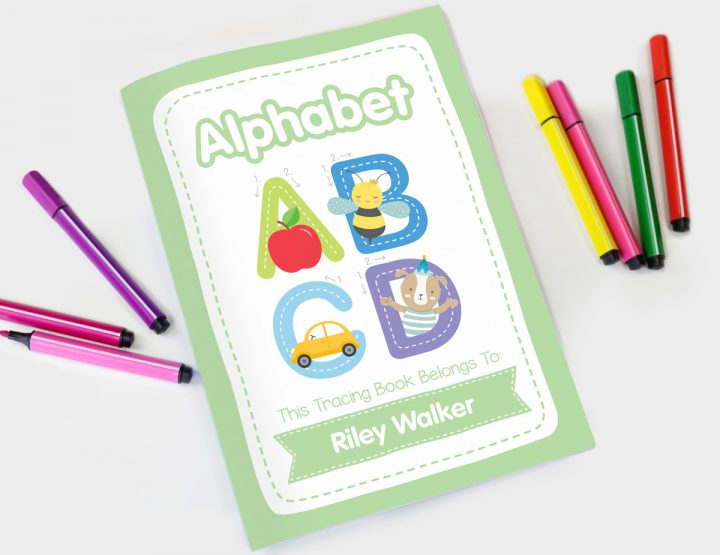 Free Templates- ABC Tracing Printable - Bright Star Kids- Free Download