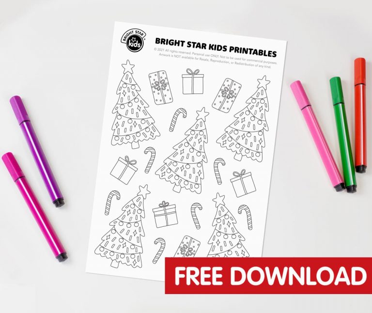 Free Christmas Activity Book Printable - Bright Star Kids