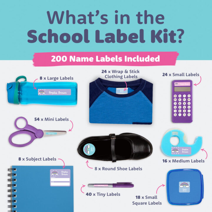 9 Reasons Why You’ll Love Our School Labels Kit - Bright Star Kids