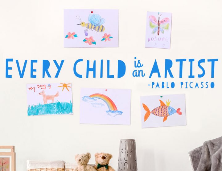 11 Kids Art Display Ideas - Bright Star Kids