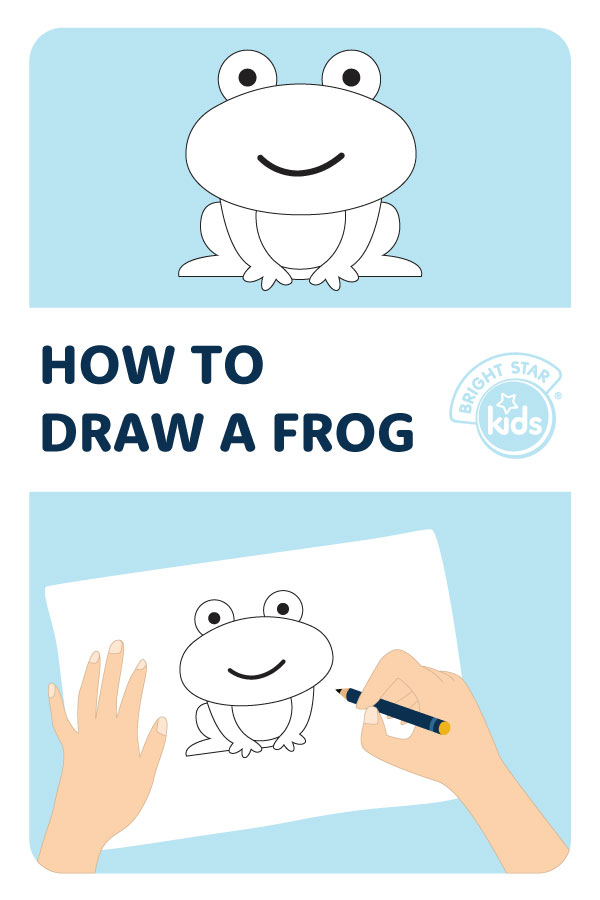 How To Draw A Frog For Kids Step By Step