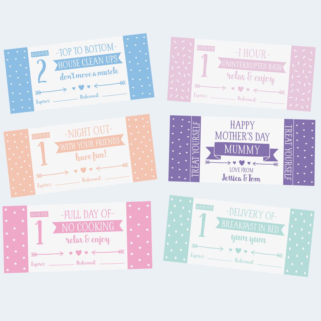 20+ Free Printable Love Vouchers for Mother's Day - Bright Star Kids