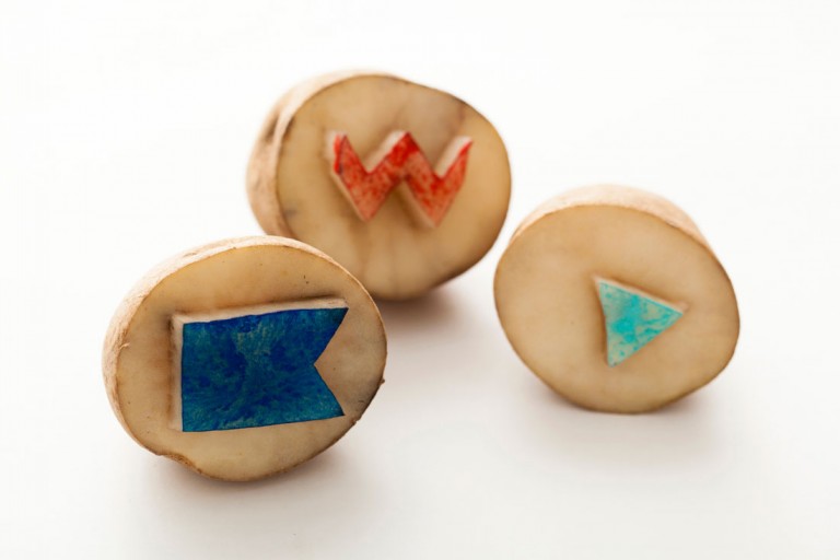 14 Fun & Creative Ideas using Potato Stamps - Bright Star Kids