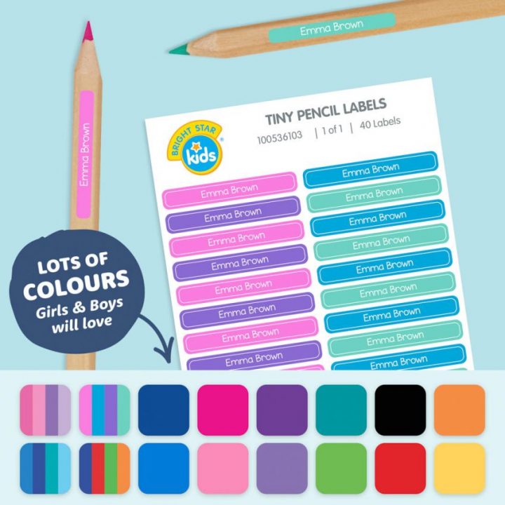 Kids Name Labels: Which One Should You Get? Tiny, Small, or Mini ...