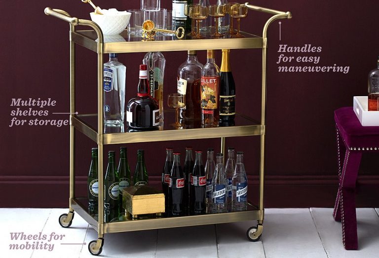 Bar Cart Styling: 10 Father's Day DIY Bar Cart Ideas for Dad - Bright ...