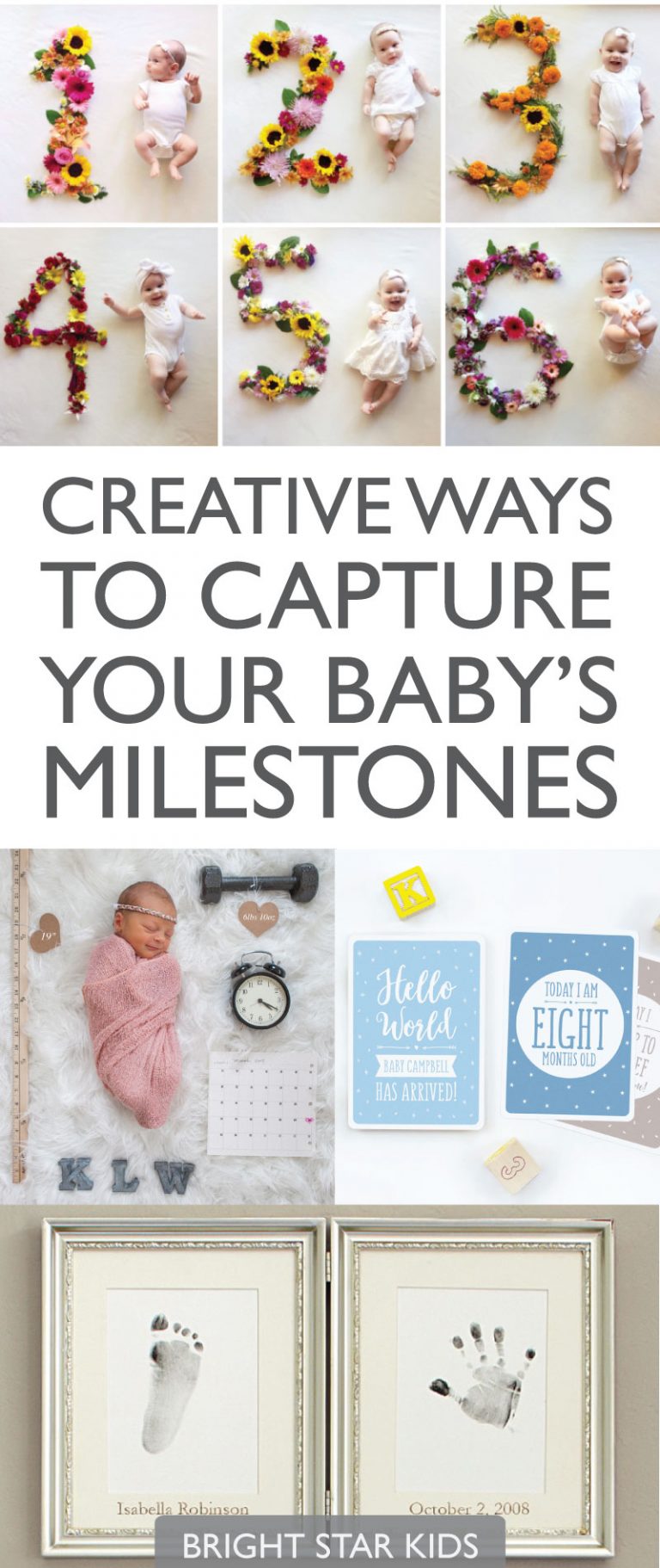 Creative Ways to Capture Your Baby's Milestones - Bright Star Kids